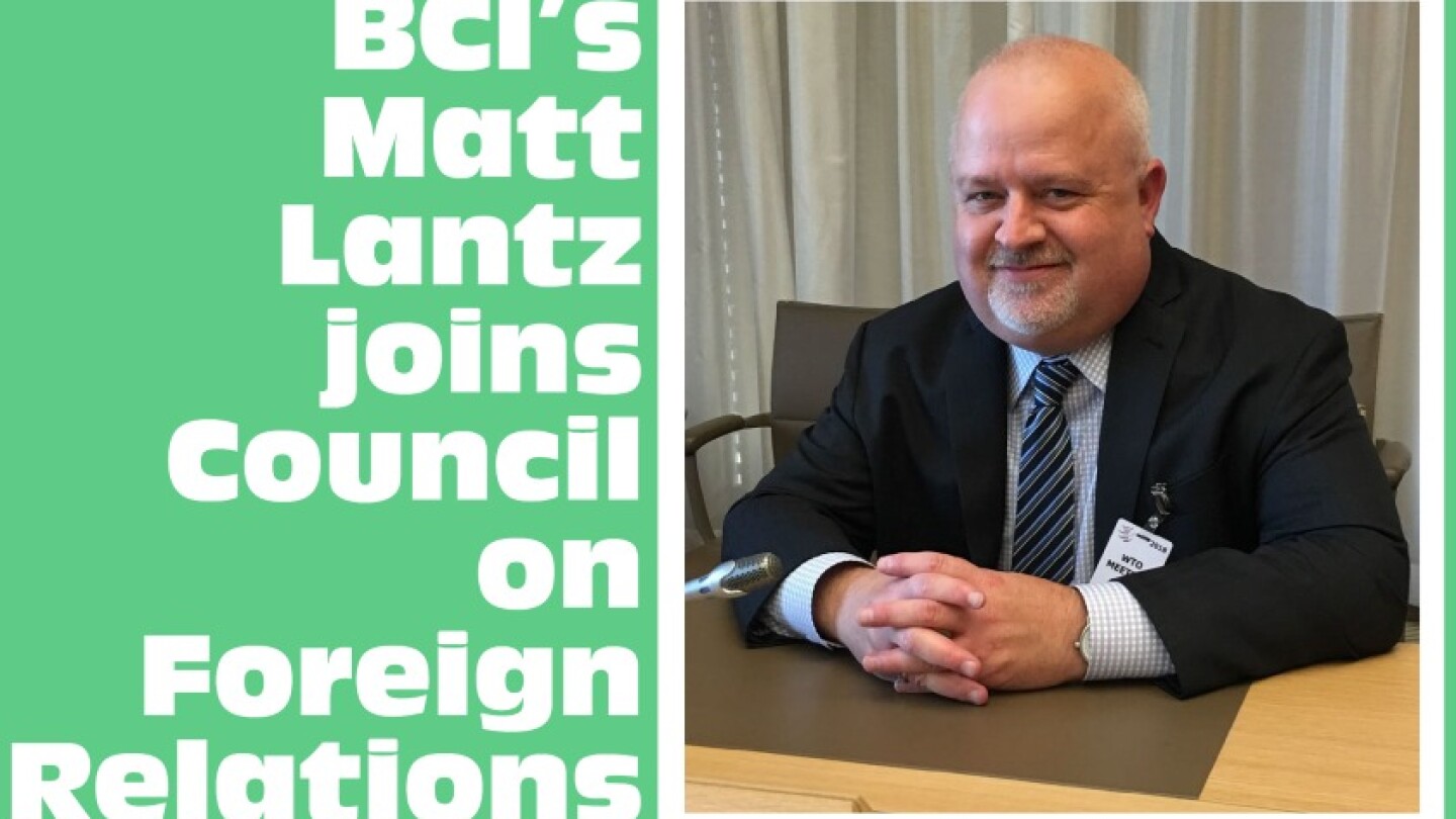 BCI’s Matt Lantz joins Council on Foreign Relations - The Packer ...