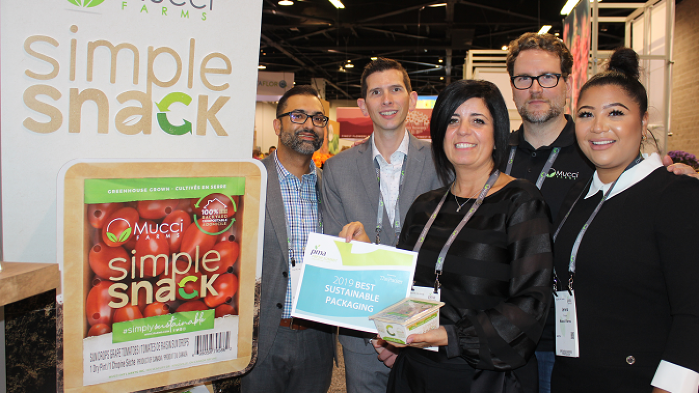 Mucci recieves Fresh Summit sustainable packaging award - The Packer