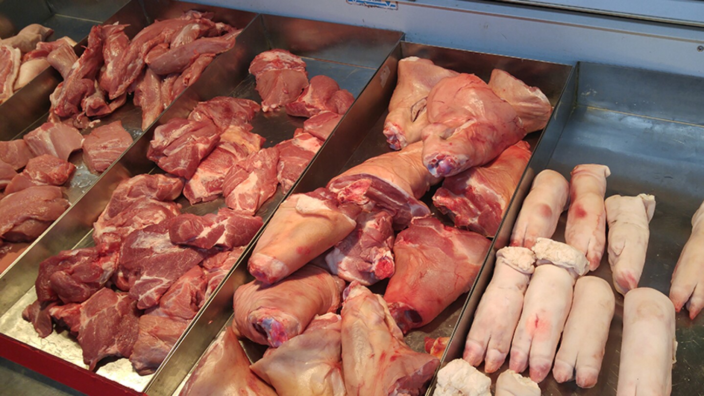 China Has A Big Appetite for Pig's Feet, Tails, Ears, Offal and Neck Bones But Tariffs Slow Trade