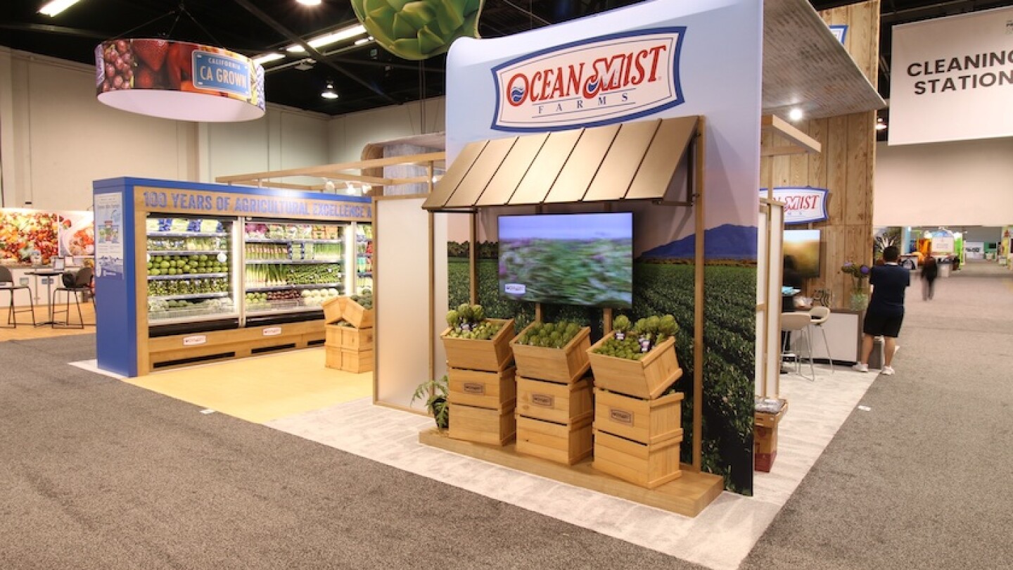 Ocean Mist Farms debuts new trade show booth - The Packer - Fruit and ...