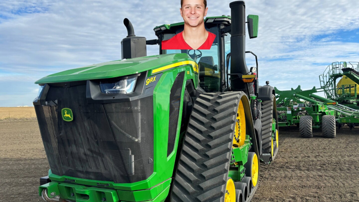 John Deere Dream Job: Brock Purdy Leads Chief Tractor Officer Search ...
