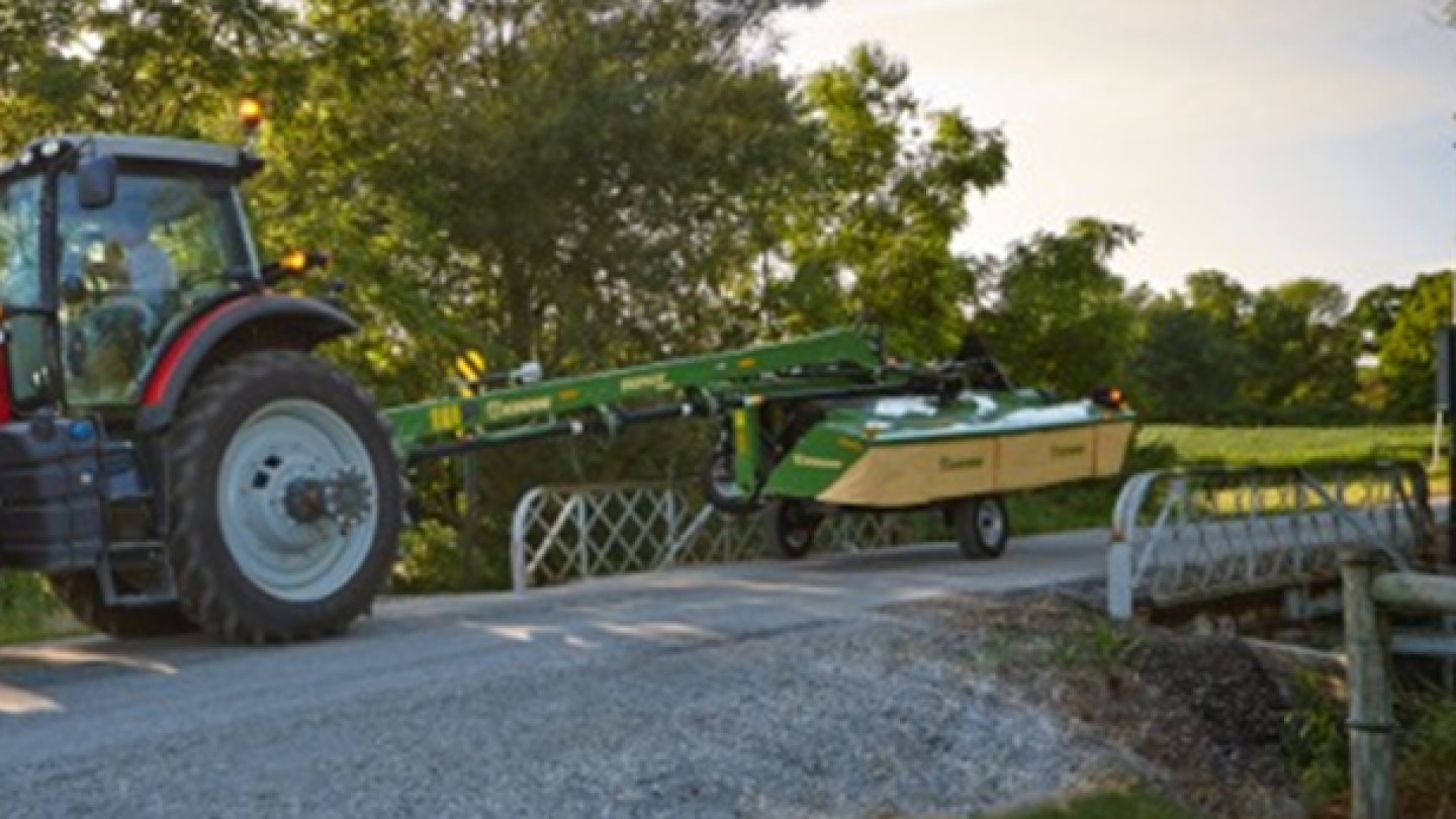 New EasyCut Trailed Center Pull-Type Mower Conditioner - AgWeb