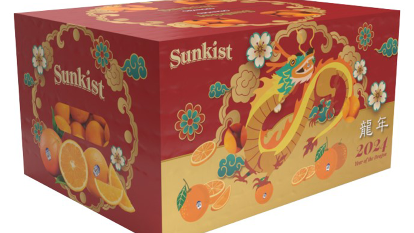 Sunkist offering limited-edition Year of the Dragon carton - The Packer