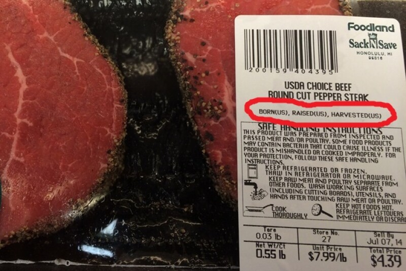 beef labelling