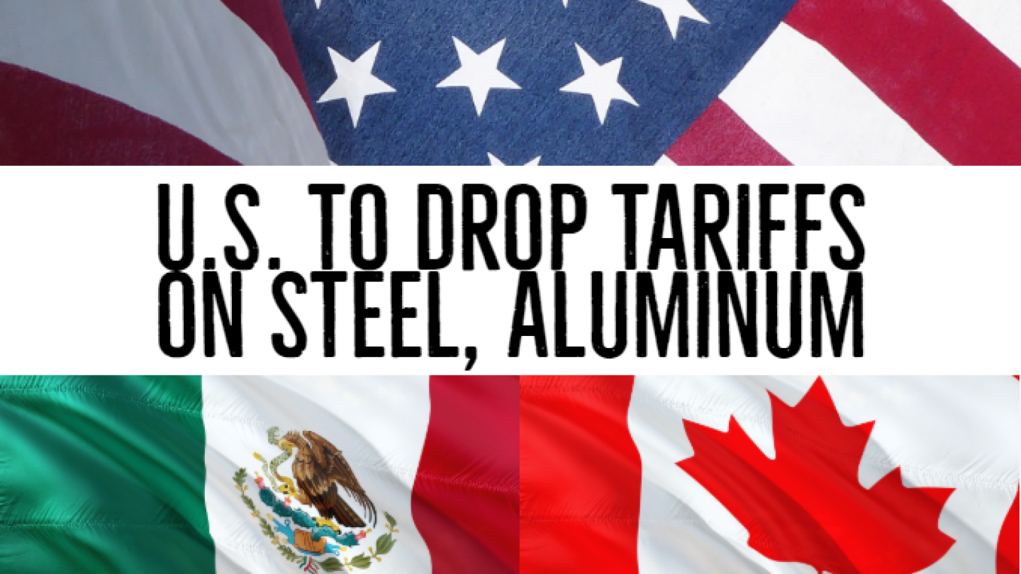 U.S. to drop tariffs on Mexican, Canadian steel, aluminum - The Packer