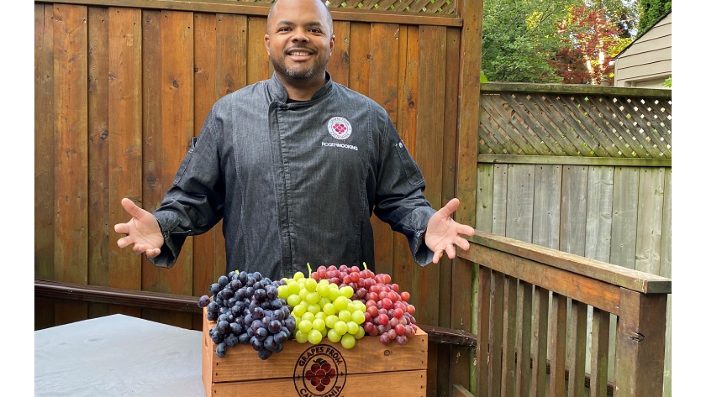 Celebrity Chef Roger Mooking demonstrates the goodness of California ...