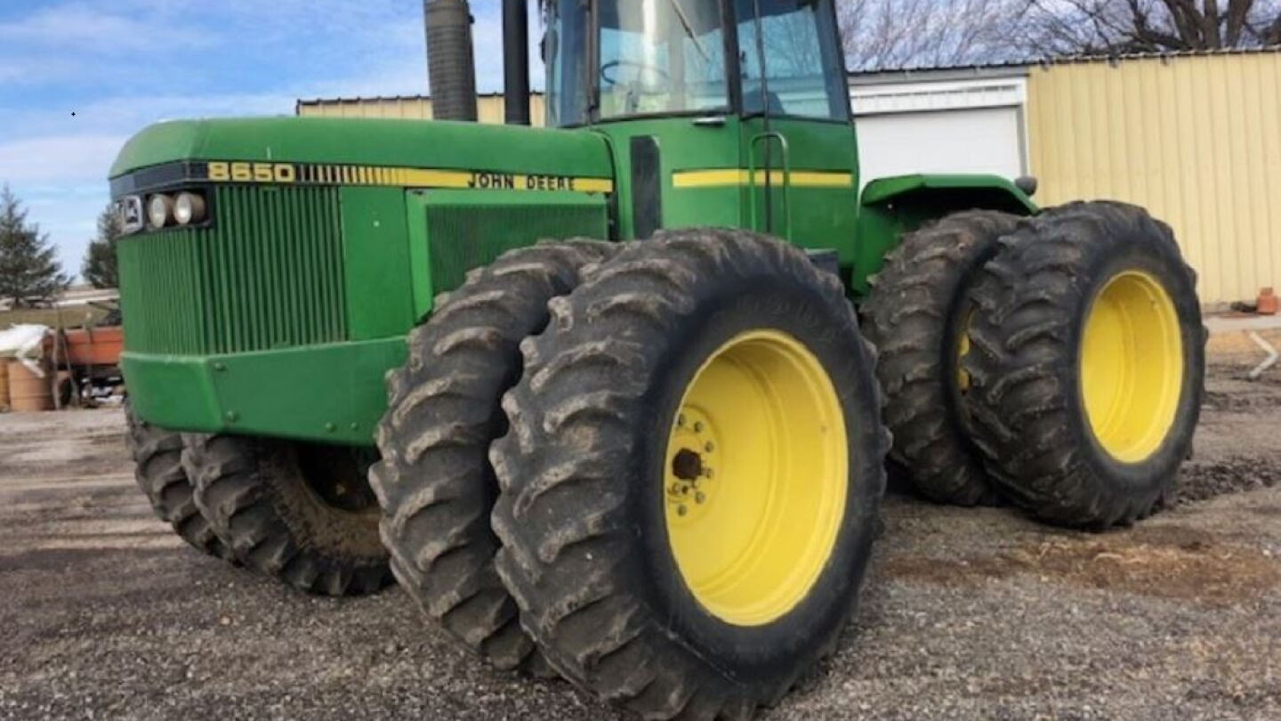 JD 8650 Tractor Sold High and S550 Combine Sold Low Today on Nebraska ...