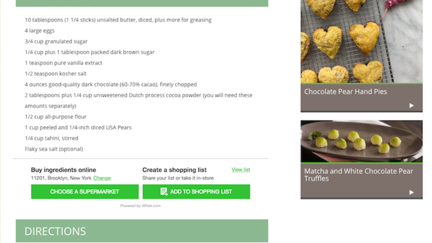 Pear Bureau NW launches shoppable recipe technology online - The Packer