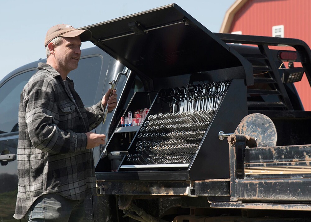 flatbed tool box