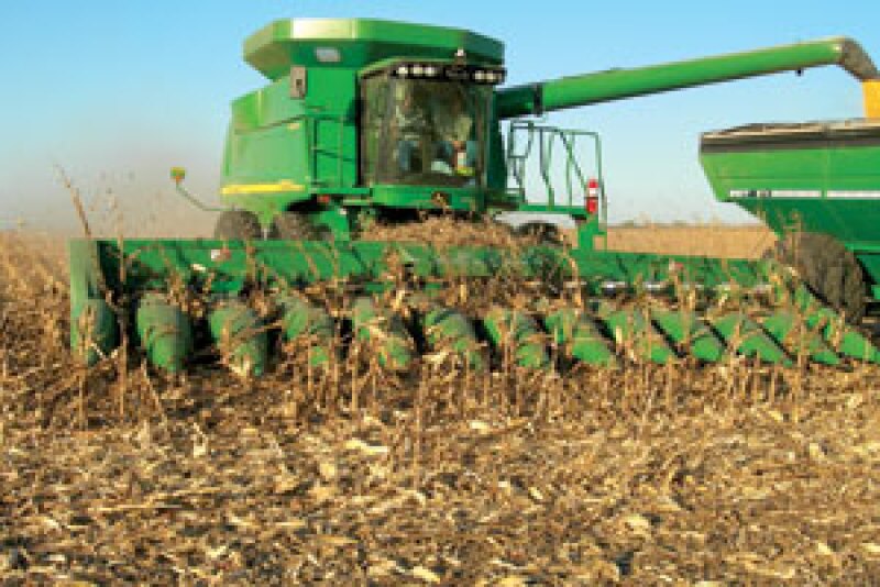 corn combine