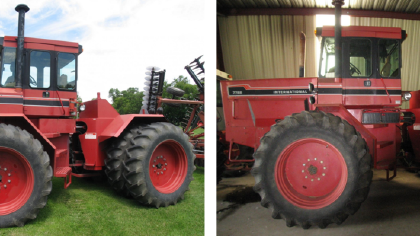 Super Rare IHC 7388 and 7788 Tractors on Manitoba Farm Auction in ...
