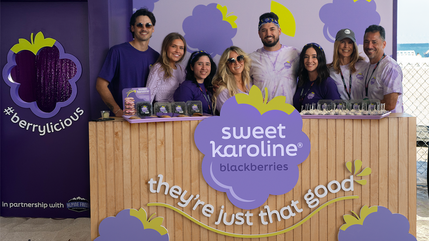 Alpine Fresh showcases Sweet Karoline blackberries at South Beach Wine ...