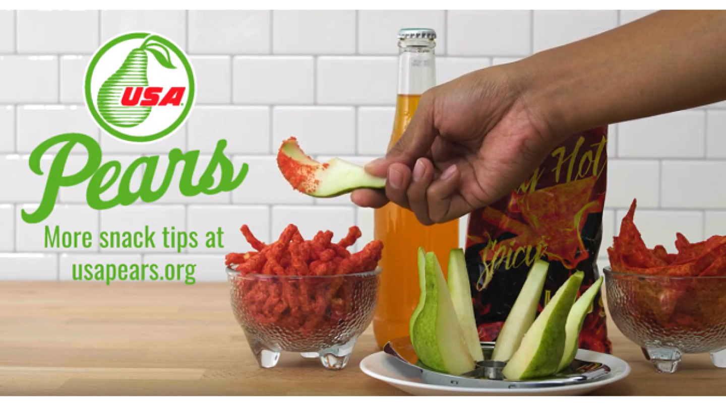Pear Bureau taps into spicy snack trend with video - The Packer