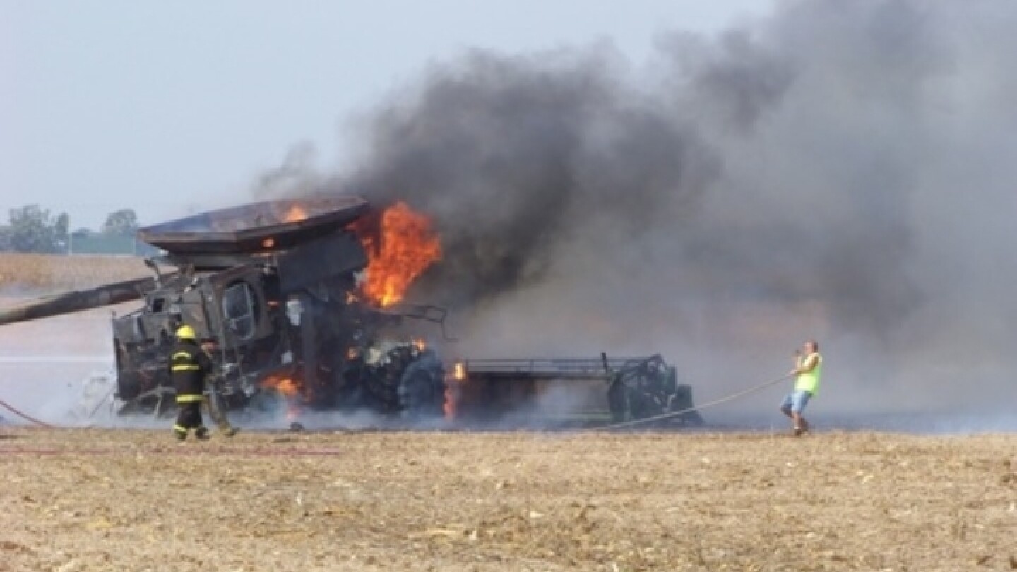 Avoid These 3 Igniters to Prevent Combine Fires - AgWeb