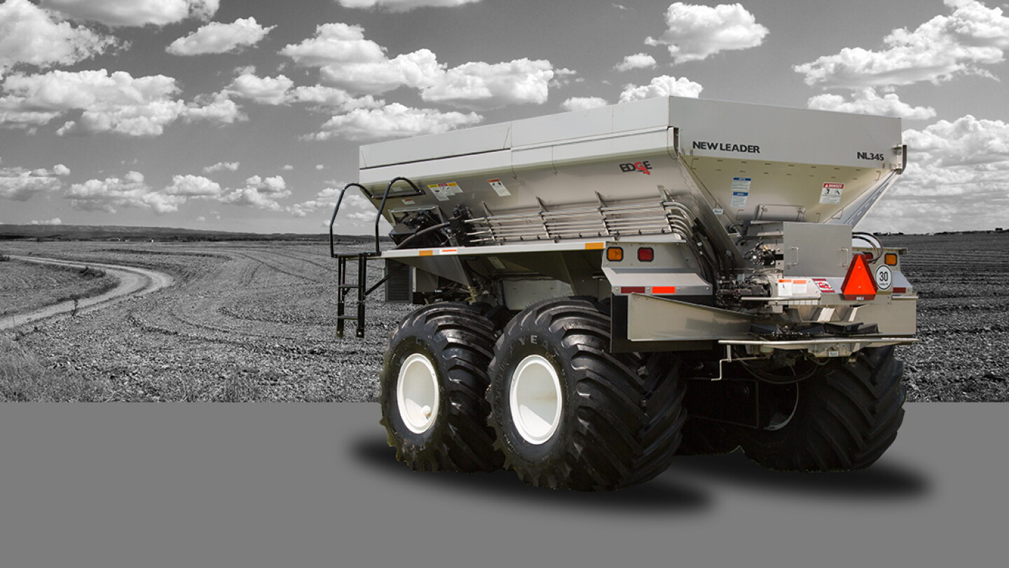 NL345G4 Edge combination fertilizer-lime pull type spinner spreader - AgWeb