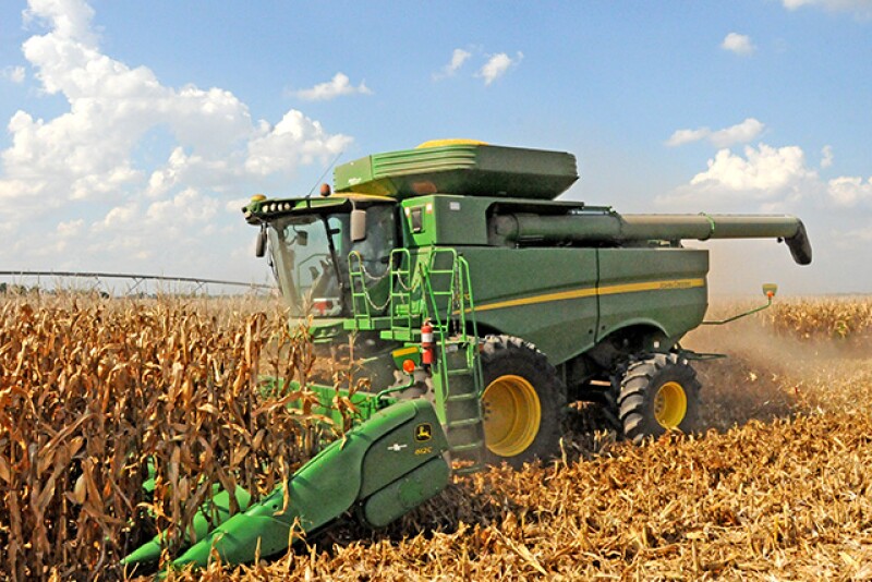 corn combine settings