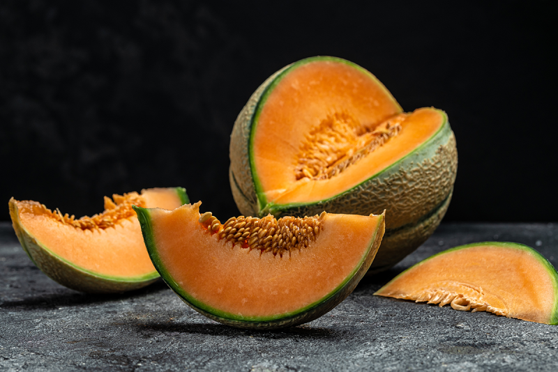 melon fruit orange
