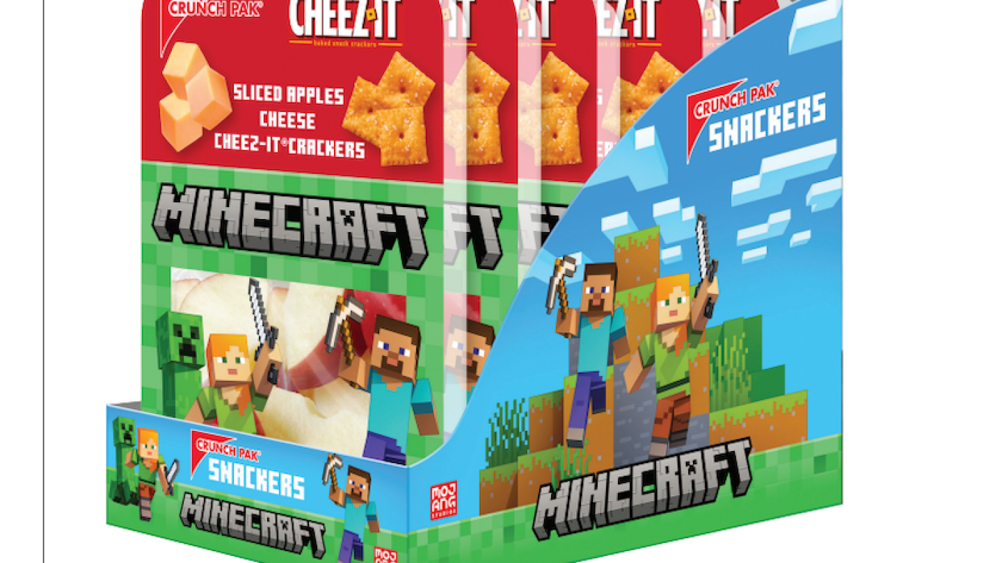 Crunch Pak pairs with Minecraft and Cheez-It for new snack pack - The ...