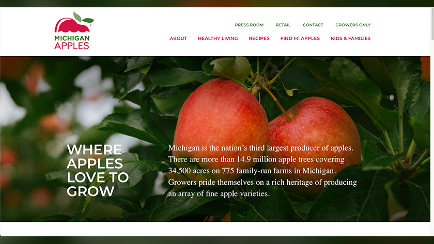 Michigan Apple Committee's website has a new look for consumers - The ...