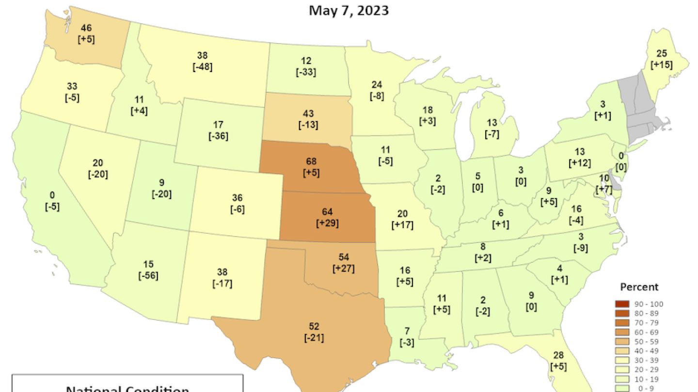 USDA Just Provided the First National Snapshot of Pasture Conditions ...